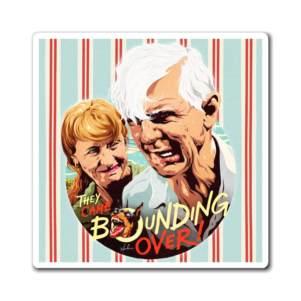 THEY CAME BOUNDING OVER! [US-Printed] - Magnets – nordacious art