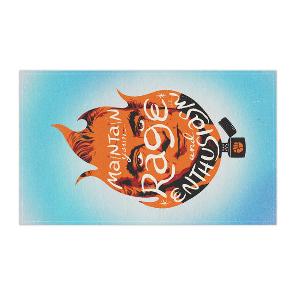 Maintain Your Rage And Enthusiasm - Tea Towel – nordacious art