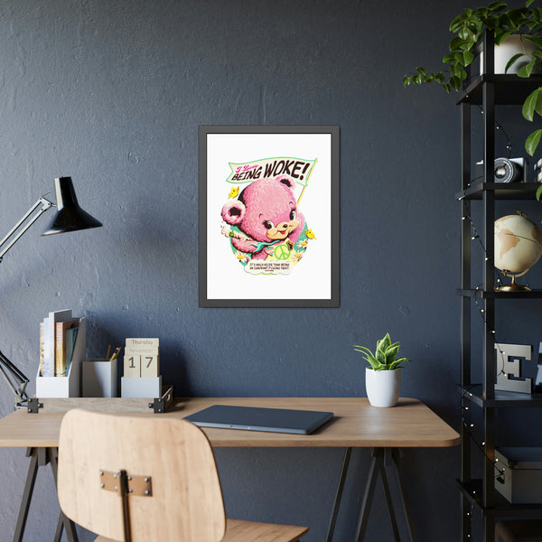 I Love Being Woke - Framed Paper Posters – nordacious art